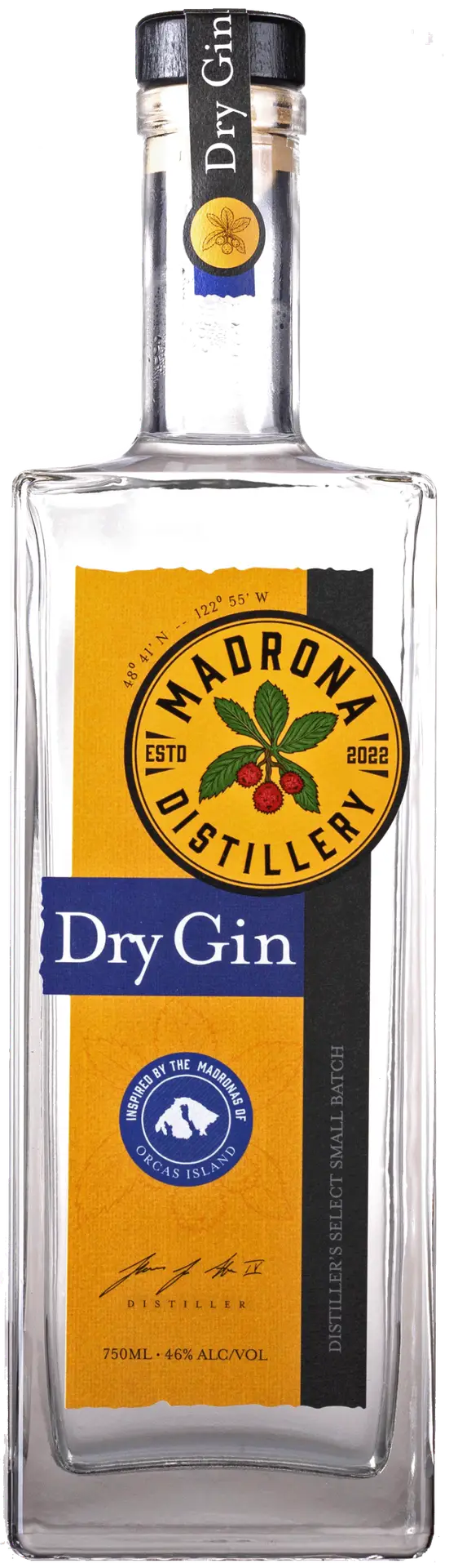 Madrona Dry Gin - Madrona Distillery